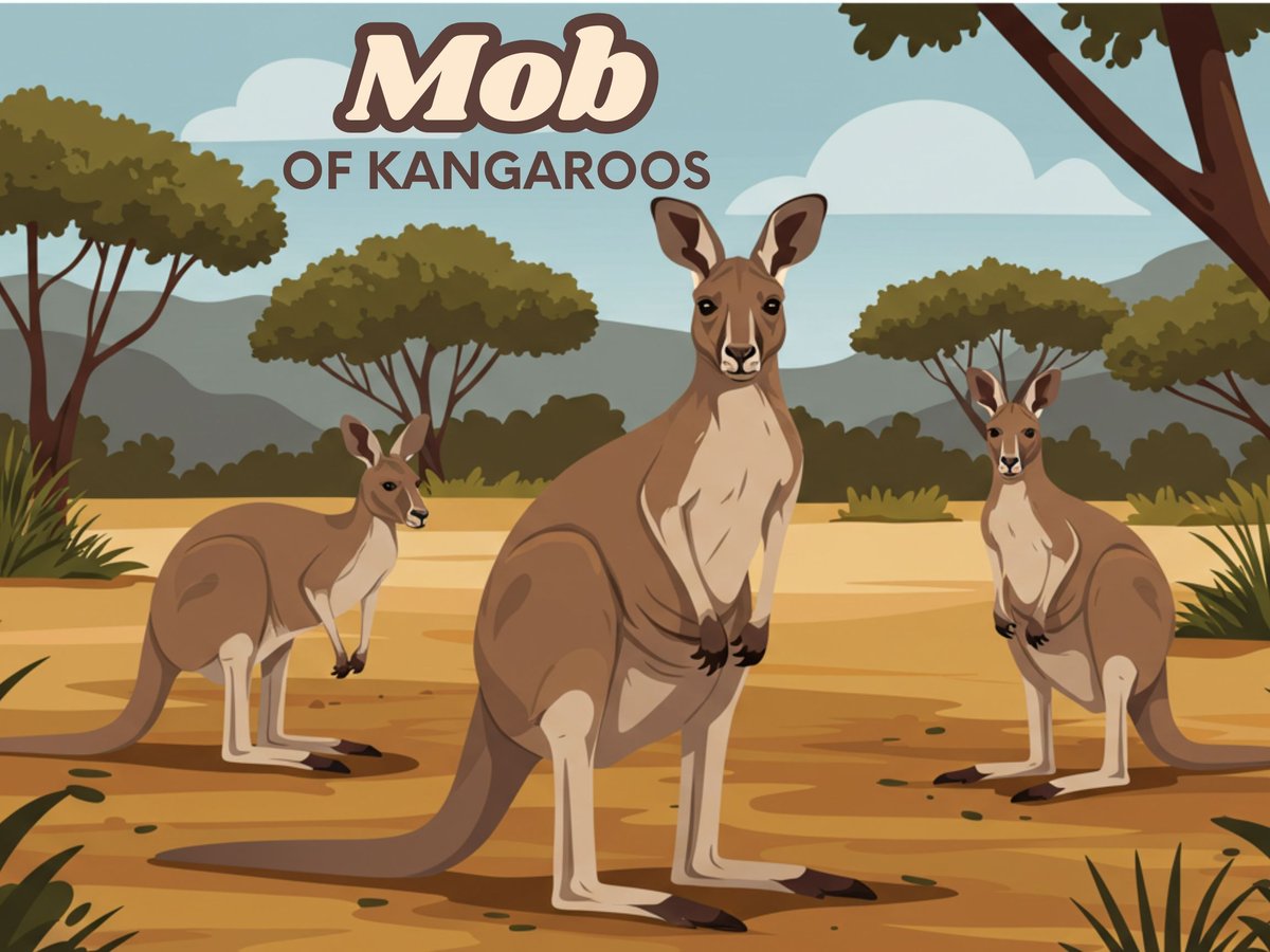 Free Animal Group Names Poster Set